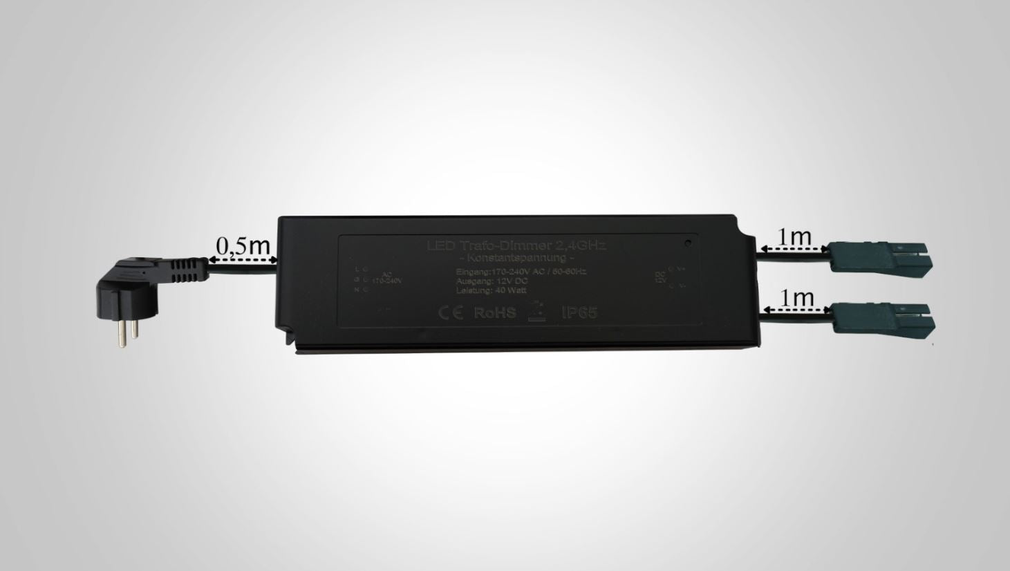 FLEX LED Trafo-Dimmer 40W | IP65 Smart Steuerung | terrassana